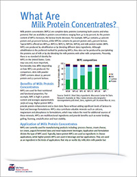 Milk Protein Concentrate Overview: | ThinkUSAdairy by the U.S. Dairy ...